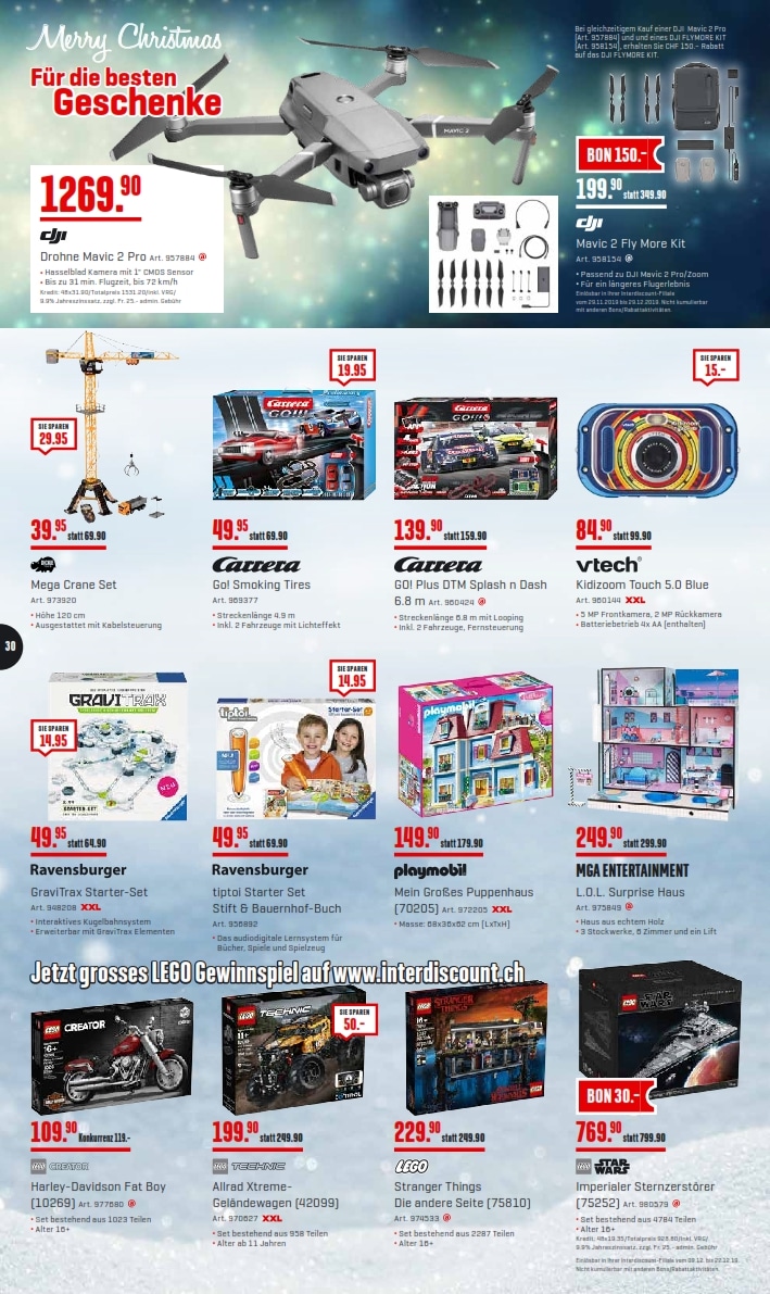 Interdiscount Aktionen gültig von 09.12.2019 bis 22.12.2019