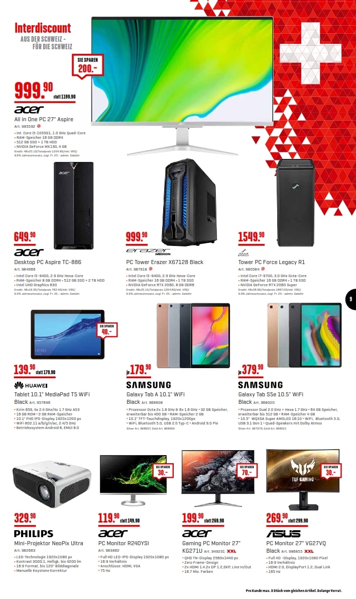 Interdiscount Aktionen gültig von 25.05.2020 bis 07.06.2020