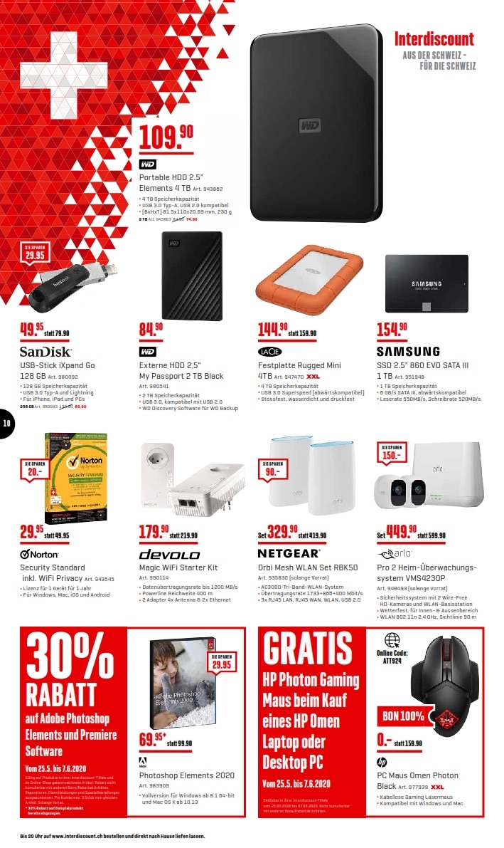 Interdiscount Aktionen gültig von 25.05.2020 bis 07.06.2020