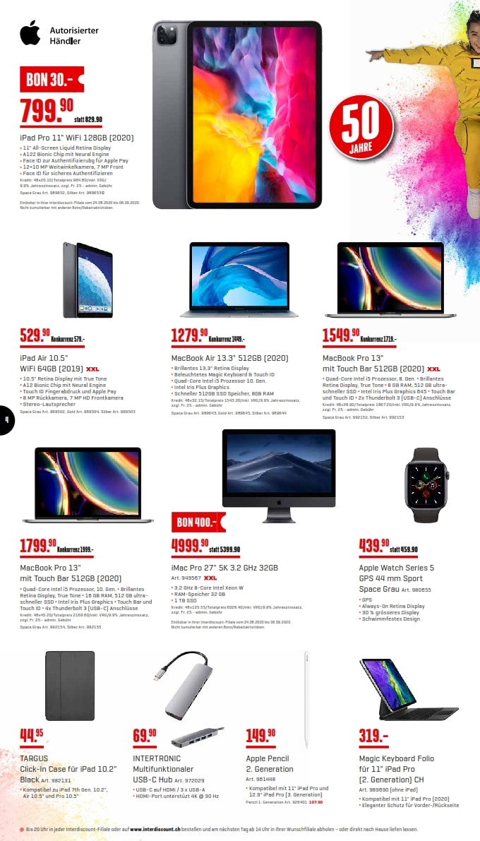 Interdiscount Aktionen gültig von 24.08.2020 bis 06.09.2020