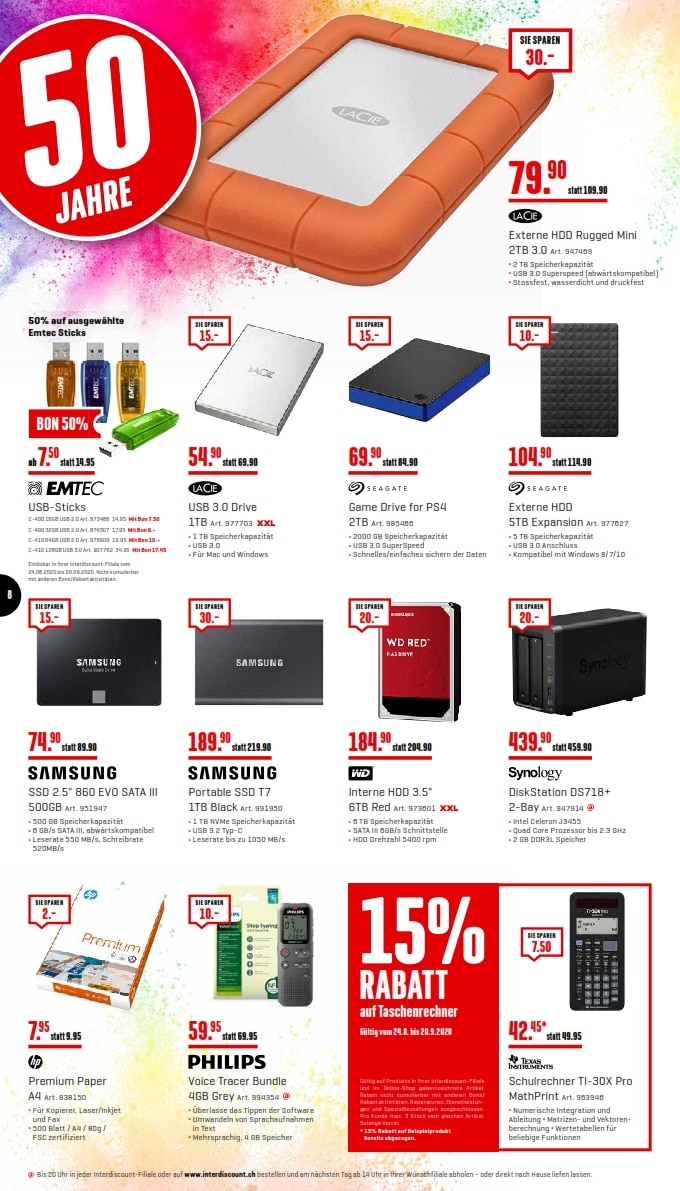 Interdiscount Aktionen gültig von 24.08.2020 bis 06.09.2020