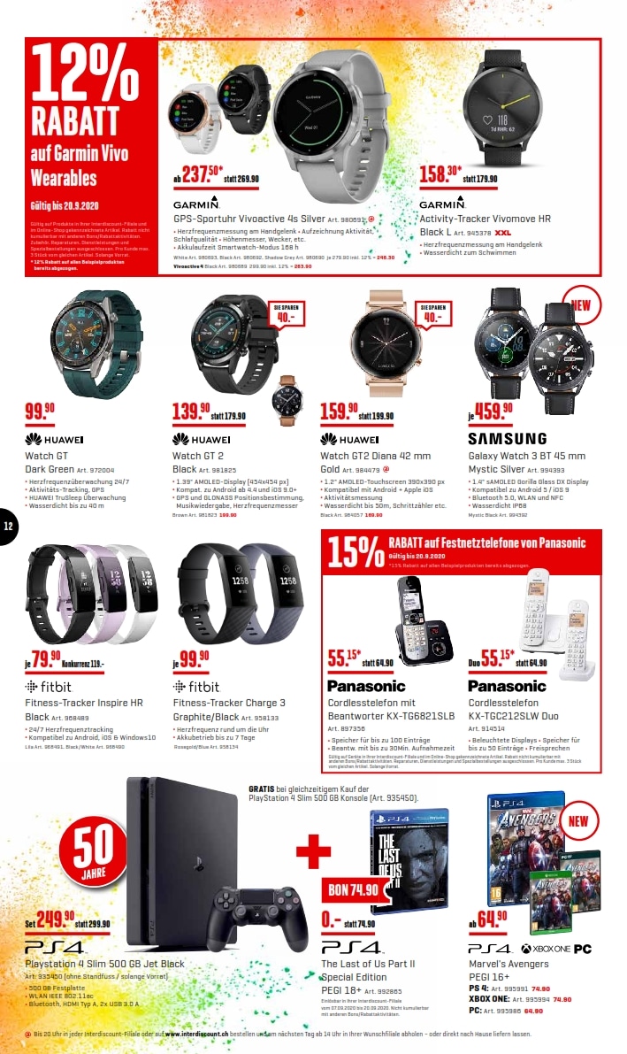 Interdiscount Aktionen gültig von 14.09.2020 bis 20.09.2020